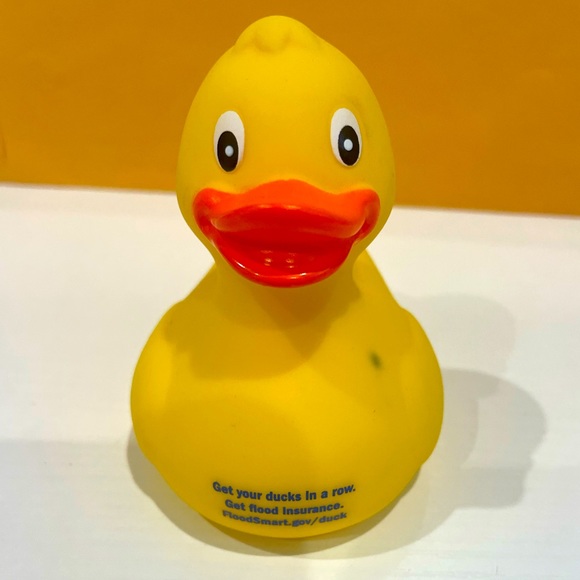 Toys | Rubber Duck Duckie Fema Flood Smart Insurance Rare Collectible ...